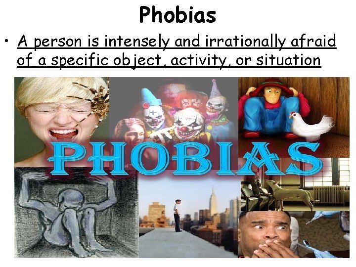 Psychological Disorders Syndrome marked by a clinically significant