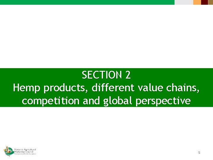 Hemp feasibility study Presentation in Parliament January 2017