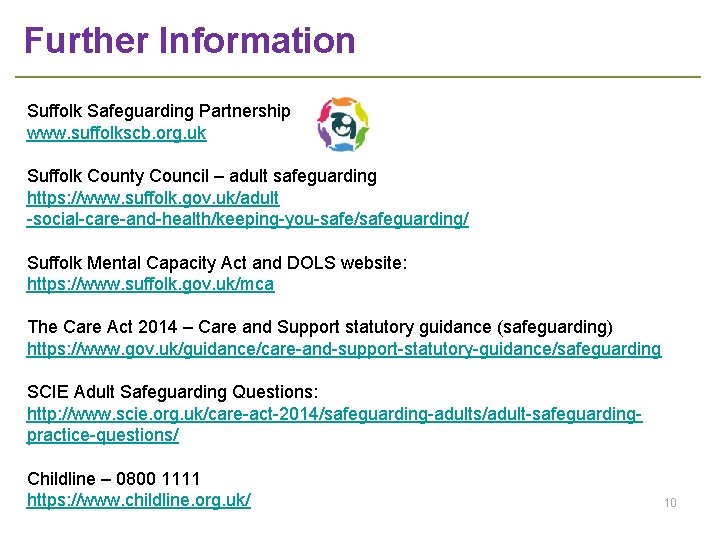 Keeping safe and sound Basic guide to safeguarding