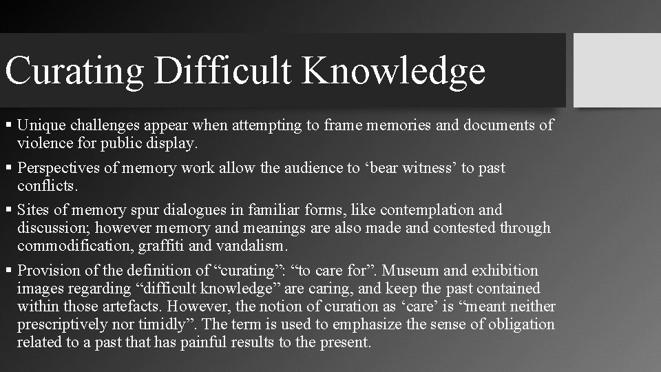 Curating Difficult Knowledge Erica Lehrer By Christenson Hannah