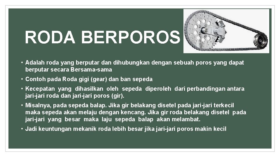 BIDANG MIRING DAN RODA FEBRINA RACHMAWATI DEFINISI BIDANG