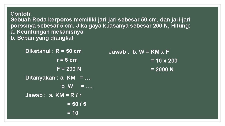 BIDANG MIRING DAN RODA FEBRINA RACHMAWATI DEFINISI BIDANG
