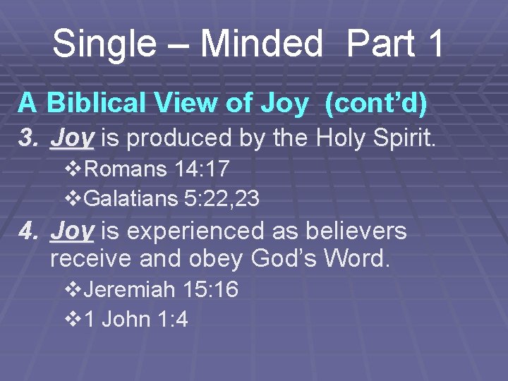 Single Minded Part 1 Philippians 1 A Biblical