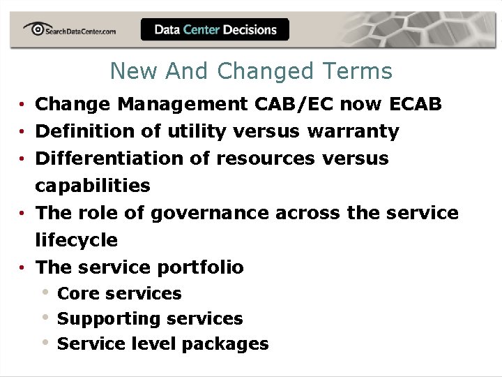 ITIL Version 3 Whats New Whats Changed Don