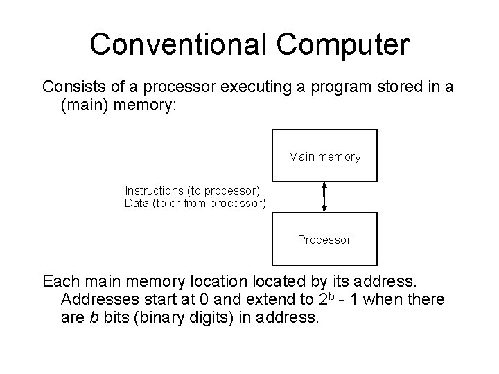 Taxanomy of parallel machines Taxonomy of parallel machines