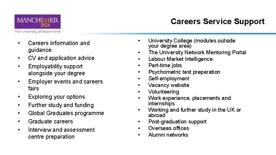 Choosing a UK university Employability and Career Planning
