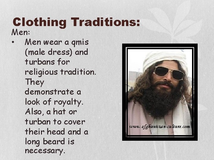 DAILY LIFE IN AFGHANISTAN By Brianna Meade Marissa