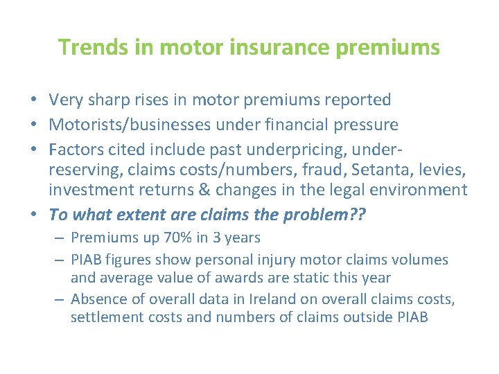 Personal Injuries Assessment Board Presentation by Conor OBrien