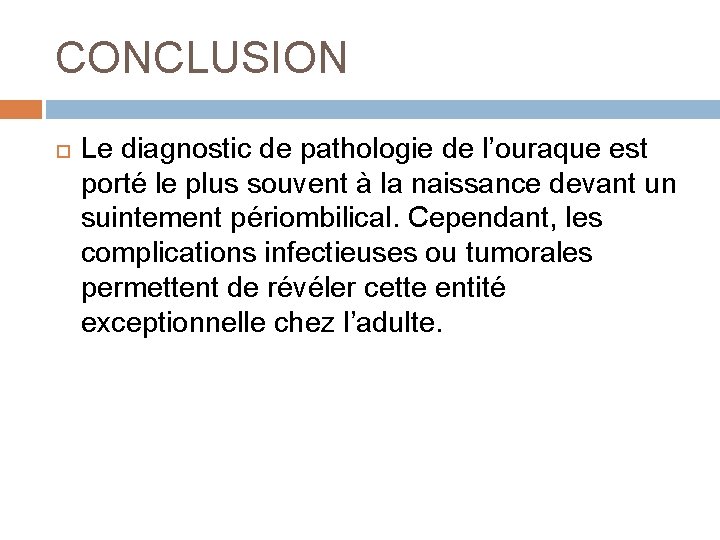KYSTE DE LOURAQUE SURINFECT PROPOS DUN CAS KAMAL