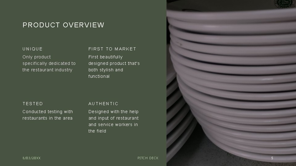 PITCH DECK Mirjam Nilsson ABOUT US At Contoso