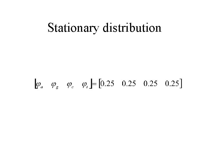Models for DNA substitution http www stat rice