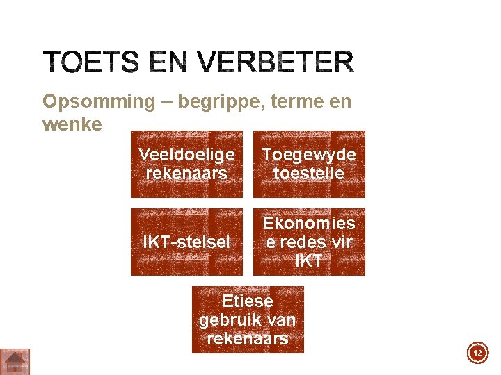 Soorte rekenaars Wat is IKT Etiese gebruike van
