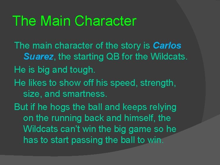 Book Report by Ray Cillo QUARTERBACK COMEBACK BY
