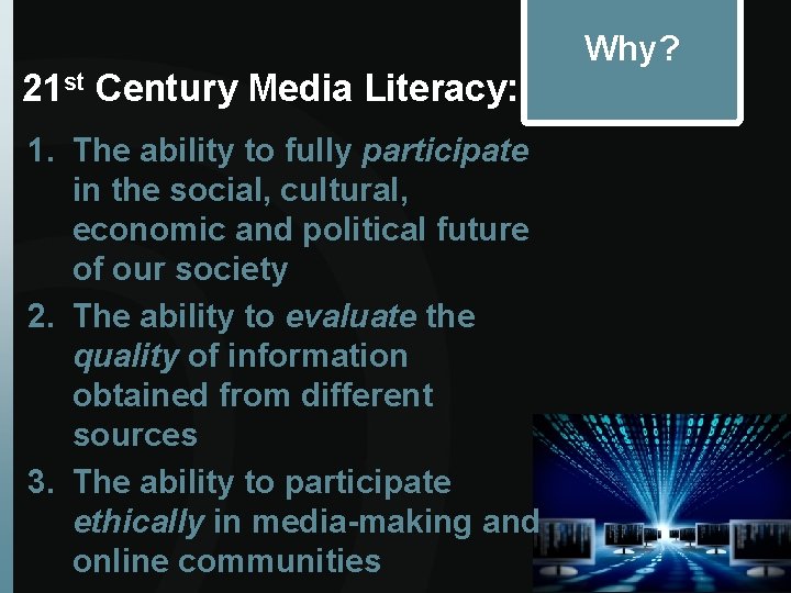 Technology In The Classroom Why or Why Not