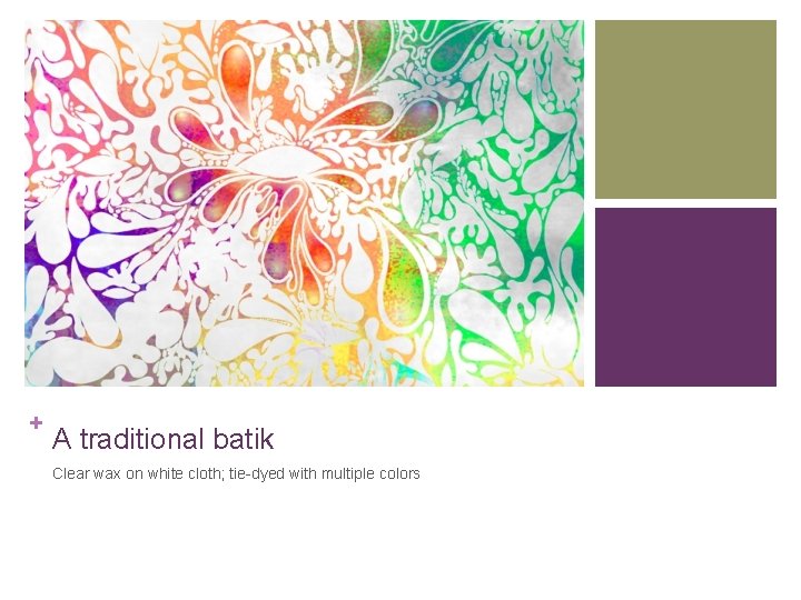 Tempera Batik Painting Studio What is Traditional Batik