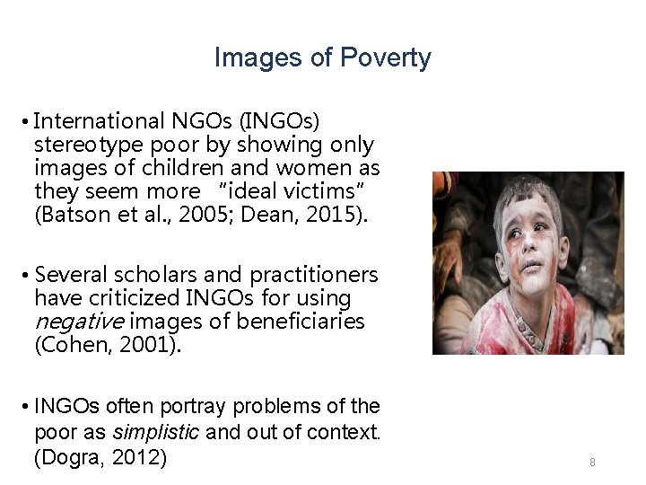 Is Poverty Color Blind Implications of Imagery Used