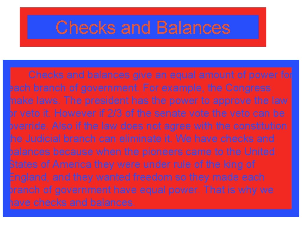 Three Branches of U S Government By Dylan