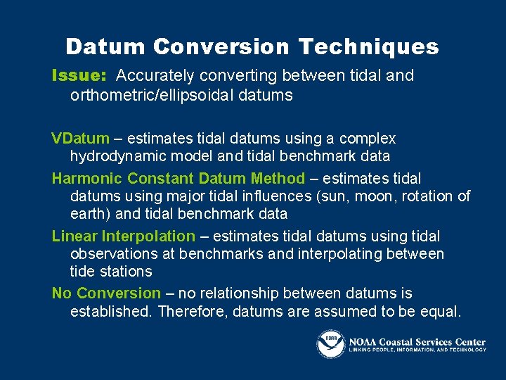 A Roadmap for a Seamless Elevation Surface Benefits