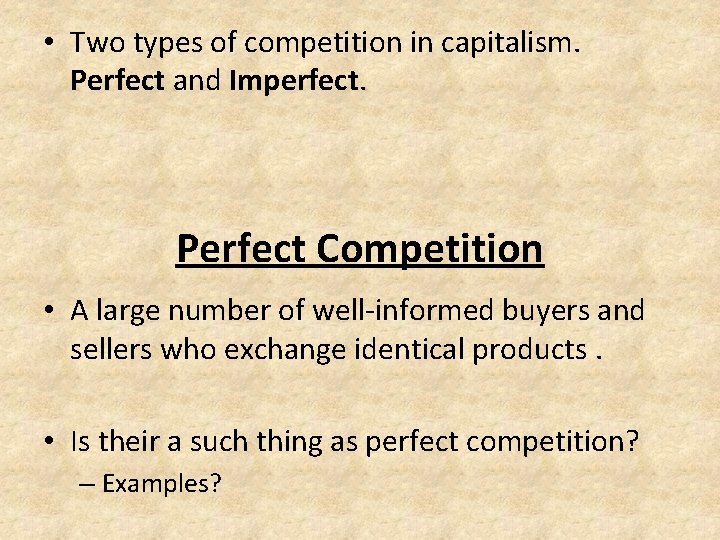 Market Structures Competition within our system Get Books