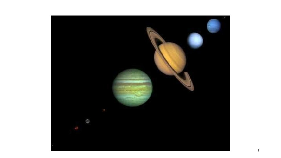 The Solar System See body of Powerpoint for