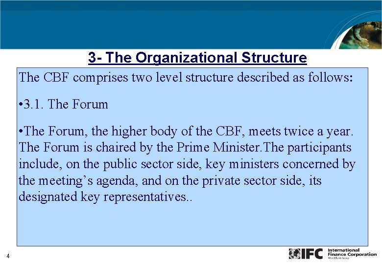 Cameroon Business Forum CBF April 14 2009 PRESENTATION