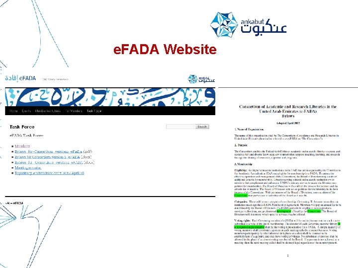 UAE Library Consortium e FADA Dr Abdulla Alhefeiti