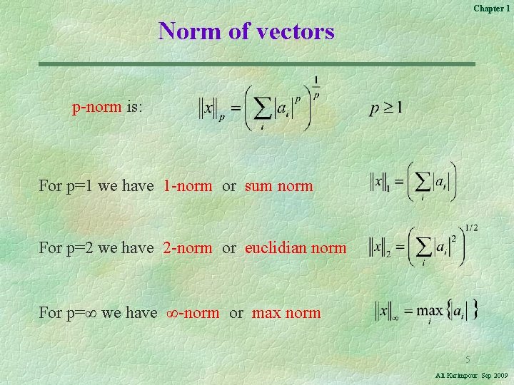 Multivariable Control Systems Ali Karimpour Assistant Professor Ferdowsi