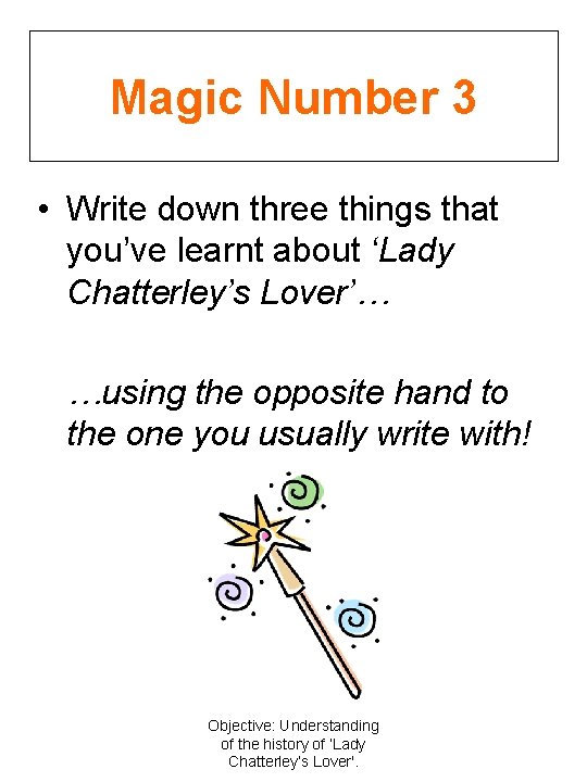 30 seconds Write down as many different types