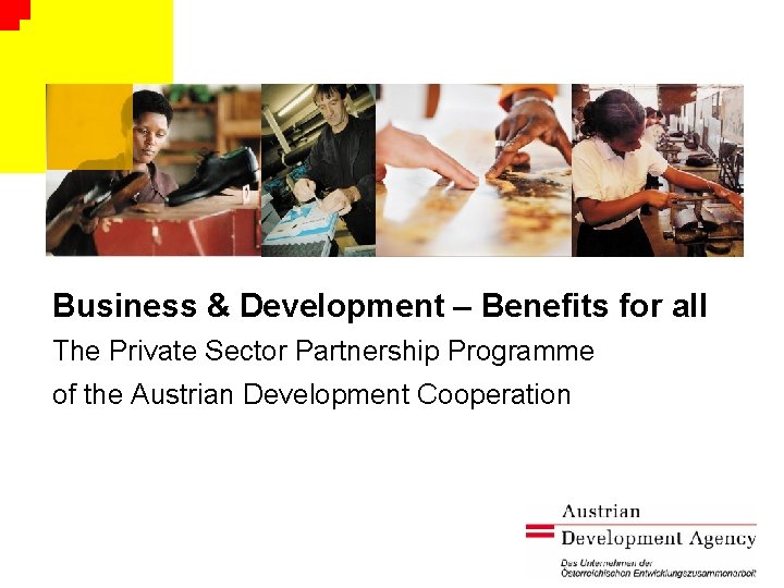 Business Development Benefits for all The Private Sector