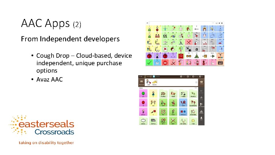 Apps for AACEnhanced Keyboarding AACAlternative Augmentative ...