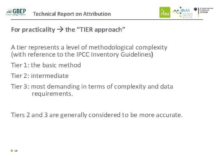 Technical Report Attribution of impacts to bioenergy production