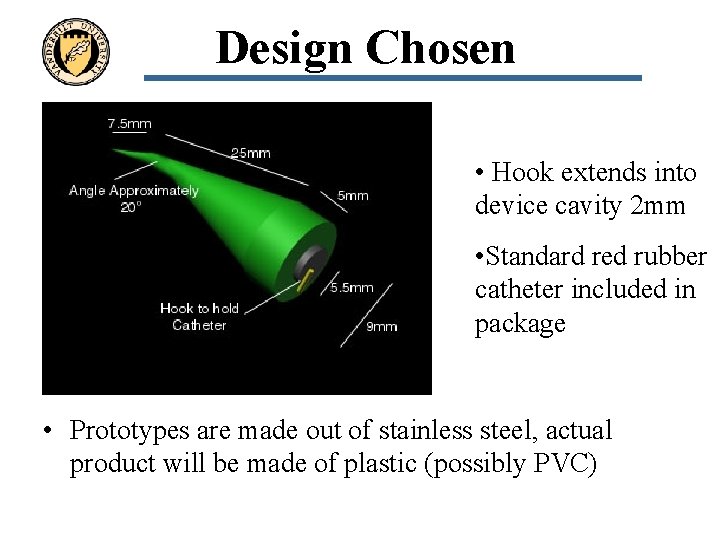 Objectives Develop tracheoesophageal voice prosthesis insertion kit To