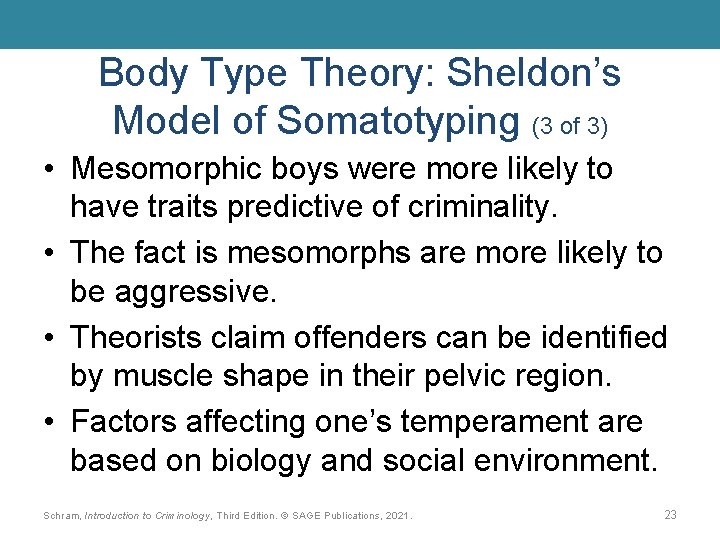 Chapter 5 Early Positivism Biological Theories of Crime