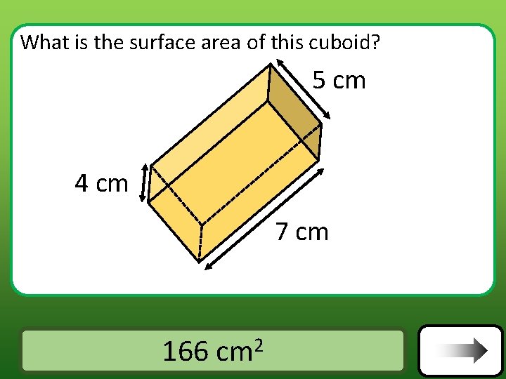 Cuboid Surface Area Car Race In this activity