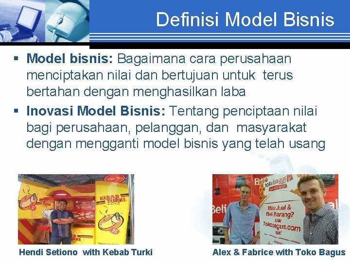 Konsep Desain Model Bisnis Business Model Generation Pertanyaan
