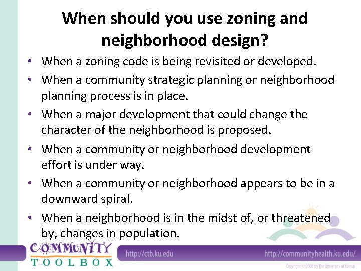 Zoning and Neighborhood Design What are zoning and