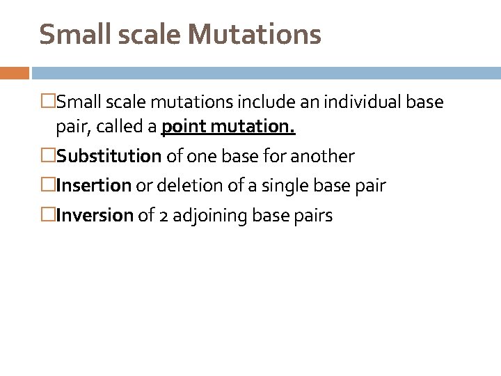 Mutations Genetic Code Mutations t RNA Structure Cloverleaf