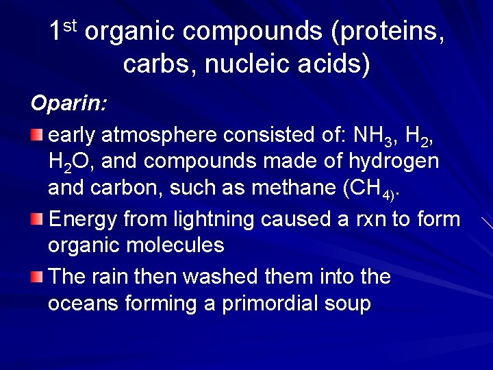 The Origin of Life Bio Genesis Redis Experiment