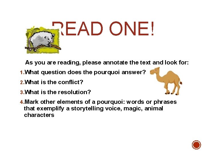 POURQUOI STORIES with Ms Campbell pourquoi por qu