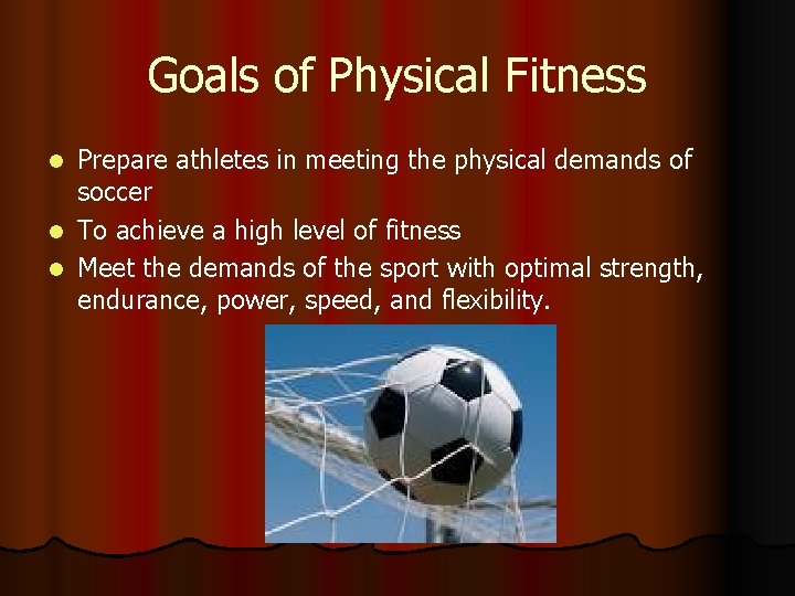 Physiology of Soccer By Brittany Usher Fitness Demands