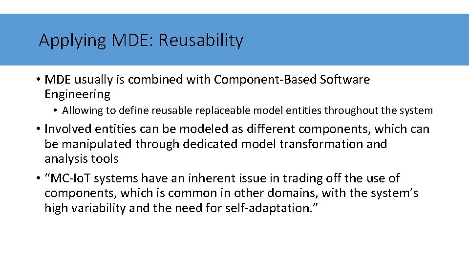 ModelDriven Engineering for MissionCritical Io T Systems CSC
