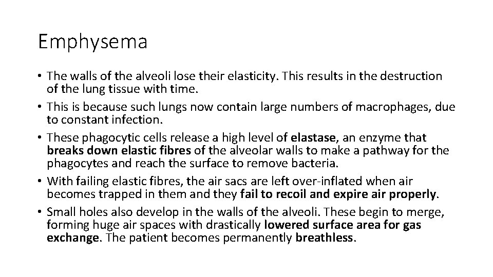 Chapter 9 Effects of smoking Key words Tar
