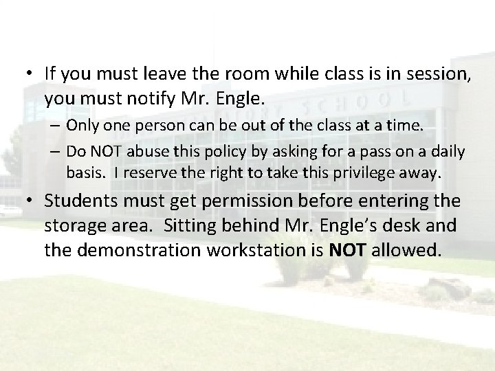 Fundamentals of Web Design 2011 2012 Classroom Expectations