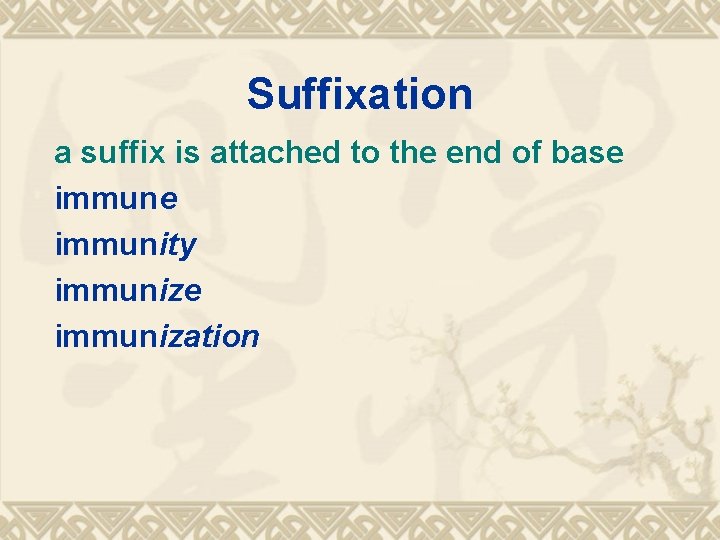 Lecture 4 Word Formation of Medical Terms Building