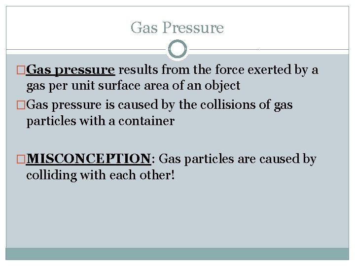 Chapter 13 STATES OF MATTER The Four Major