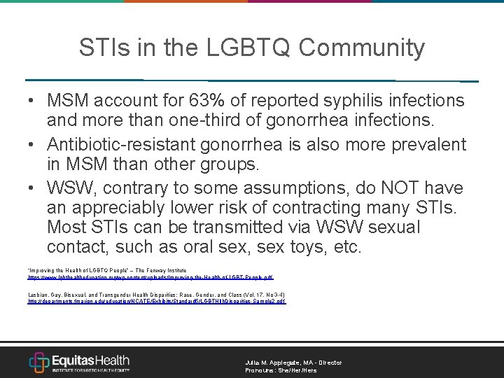 Health Disparities Affecting the LGBTQ Community June 17