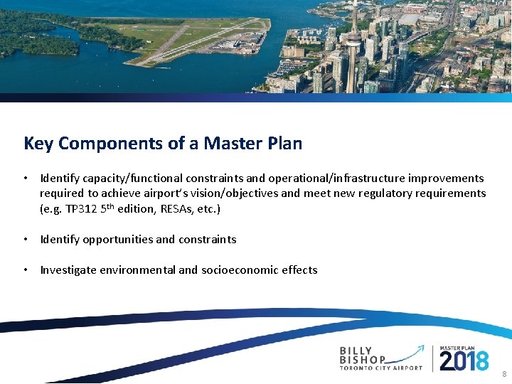 2018 Airport Master Plan Presentation to York Quay