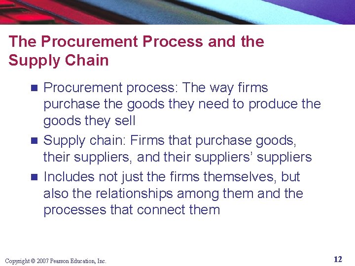 Chapter 12 B 2 B Ecommerce Supply Chain