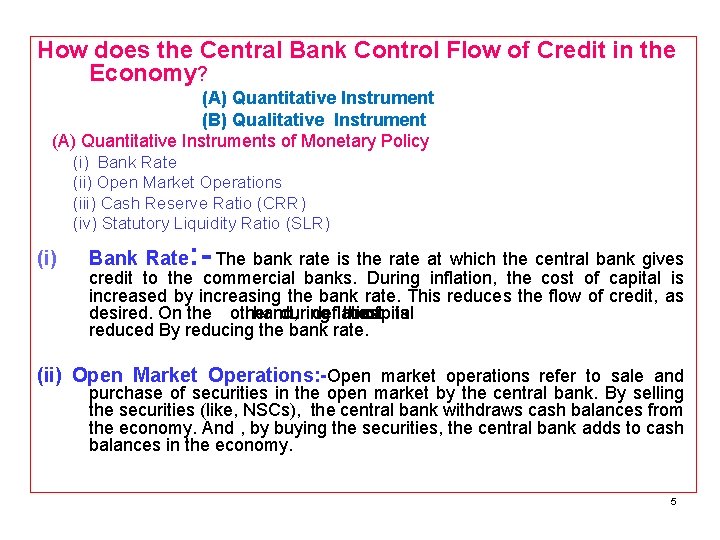CENTRAL BANK BY RAMESH KUMAR K V NO