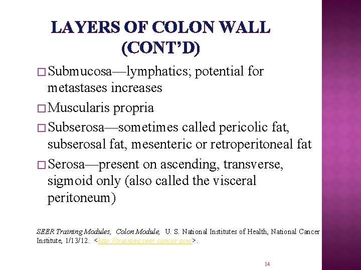 COLLABORATIVE STAGING FOR COLON CASES Nicole Catlett CTR